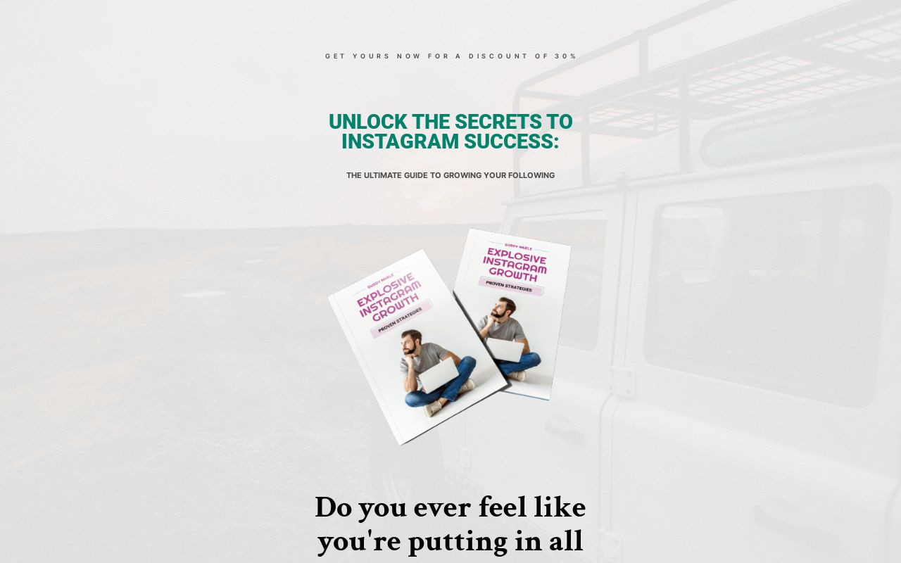 UNLOCK THE SECRETS TO INSTAGRAM SUCCESS